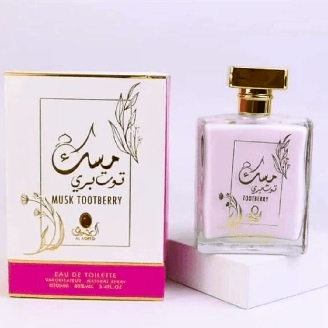 AlAQEEQ Musk AL Tahara Tootberry Concentrated Perfume oil 100ml مسك توت ...