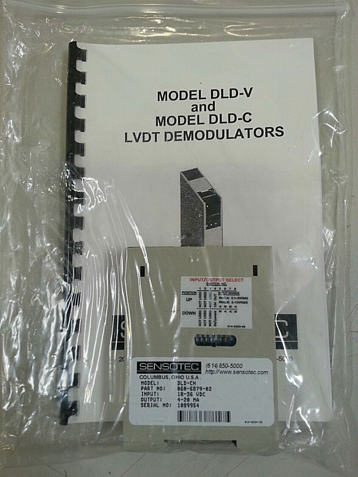 Honeywell 060-6879-02 Sensotec Model Dld-ch LVDT Demodulators 060687902 ...