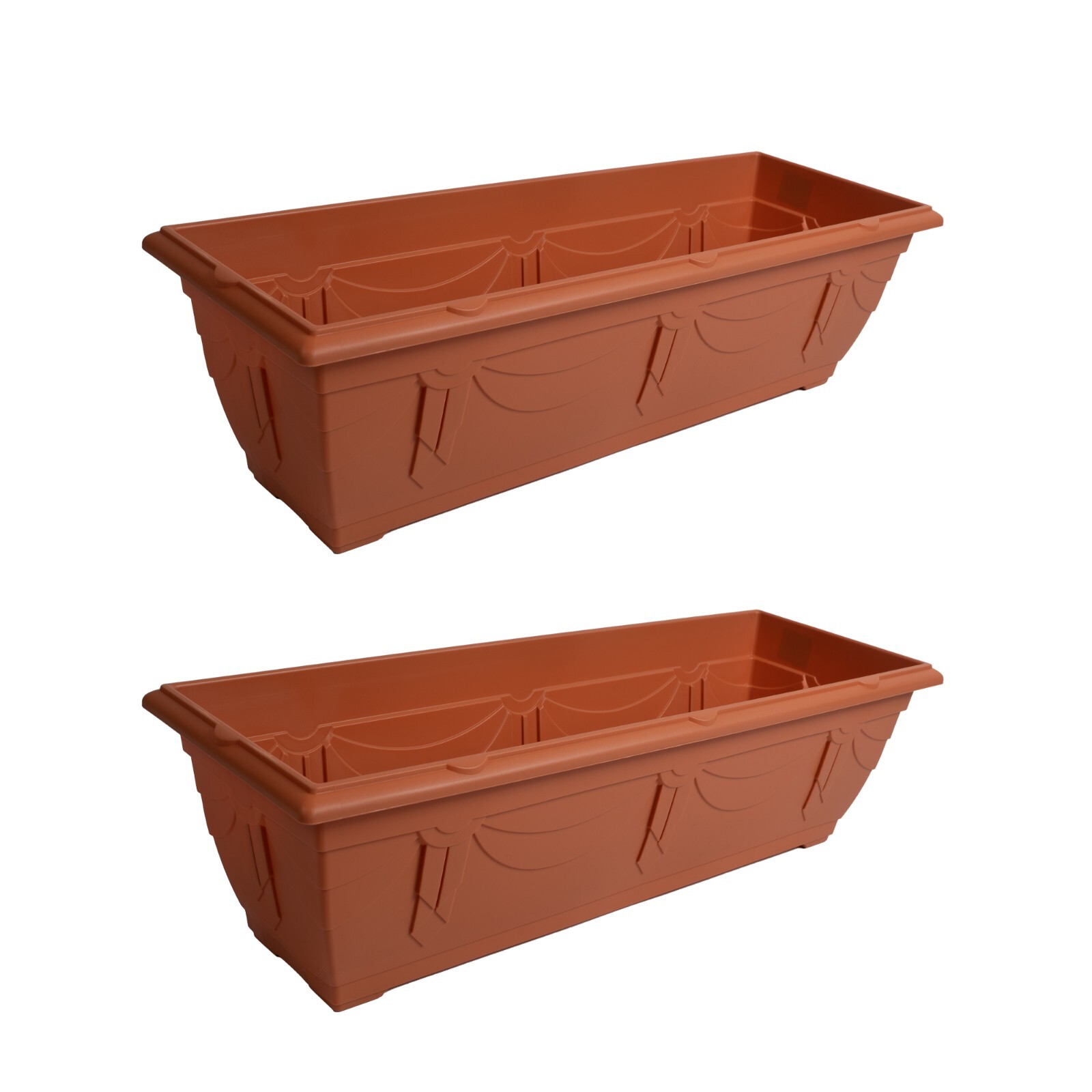 VR7-60cm trough planters outdoor Plastic garden planters large Window ...