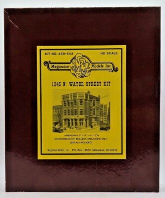 MAGNUSON MODELS INC. #439-542 1245 N. WATER STREET KIT HO SCALE | eBay