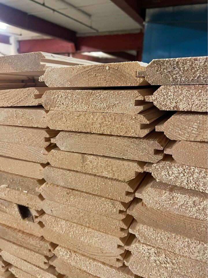 VGROOVE T&G PINE MATCHBOARD CLADDING - 100 LINEAR METERS | eBay UK