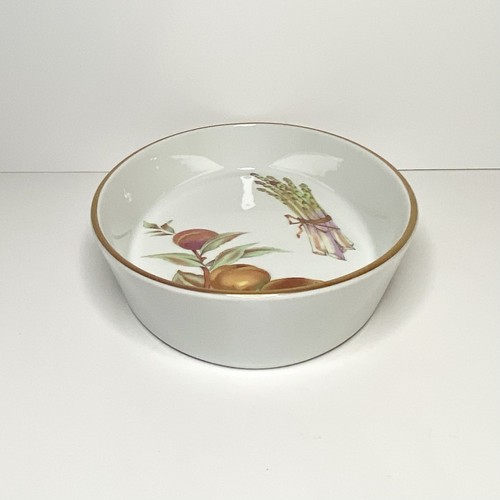 Royal Worcester Evesham Gold Rimmed Oval Serving Dish | eBay