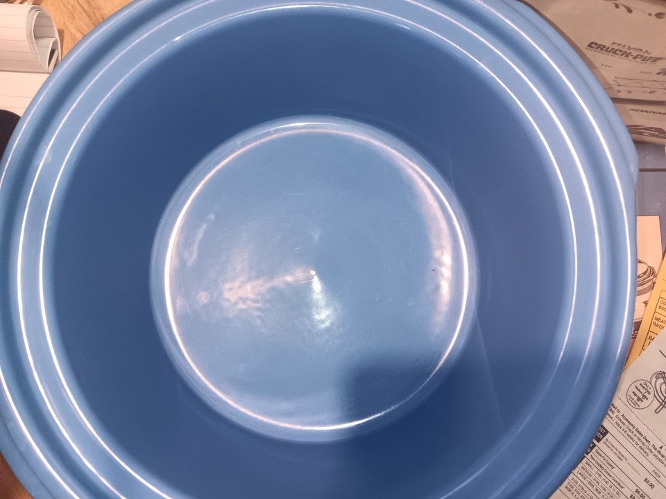 Rival Select Floral Stoneware Crock Pot 4 Quart Slow Cooker With Box ...