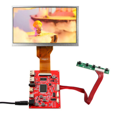 Type C 2USB mini HD Controller Board 7" 800X480 AT070TN92 50pin TFT LCD ...