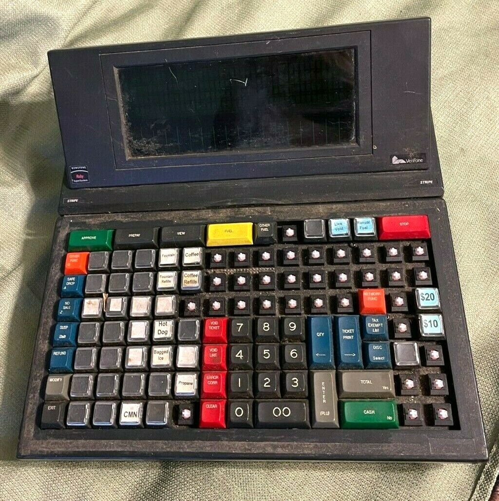 VERIFONE "RUBY"GEMSTONE SUPERSYSTEM II~P/N 040-03-430~POS CASH REGISTER ...