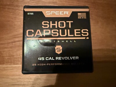 Speer 45 caliber shot capsules 8785 | eBay