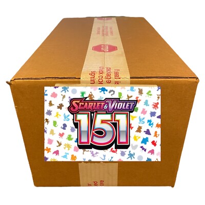 Pokemon 151 Booster Bundle Display CASE - (6 Booster Bundle Displays ...