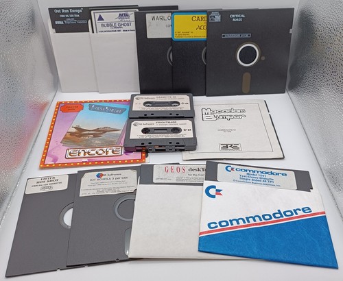 Lot Commodore 64/128 C64 Jeux Vidéo Et Programmes Out Run Europe ...