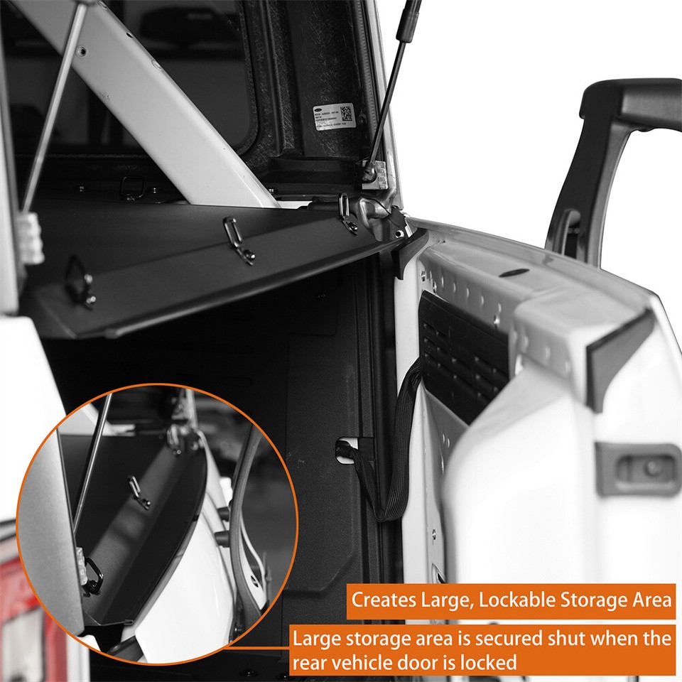Security Deck Enclosure Cargo Cover Tonneau for 2021-2026 Ford Bronco 4 ...