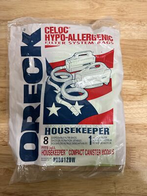 8 Bags B Oreck Xl Buster Canister Vacuum Pkbb12dw 8 Pack Housekeeper | eBay