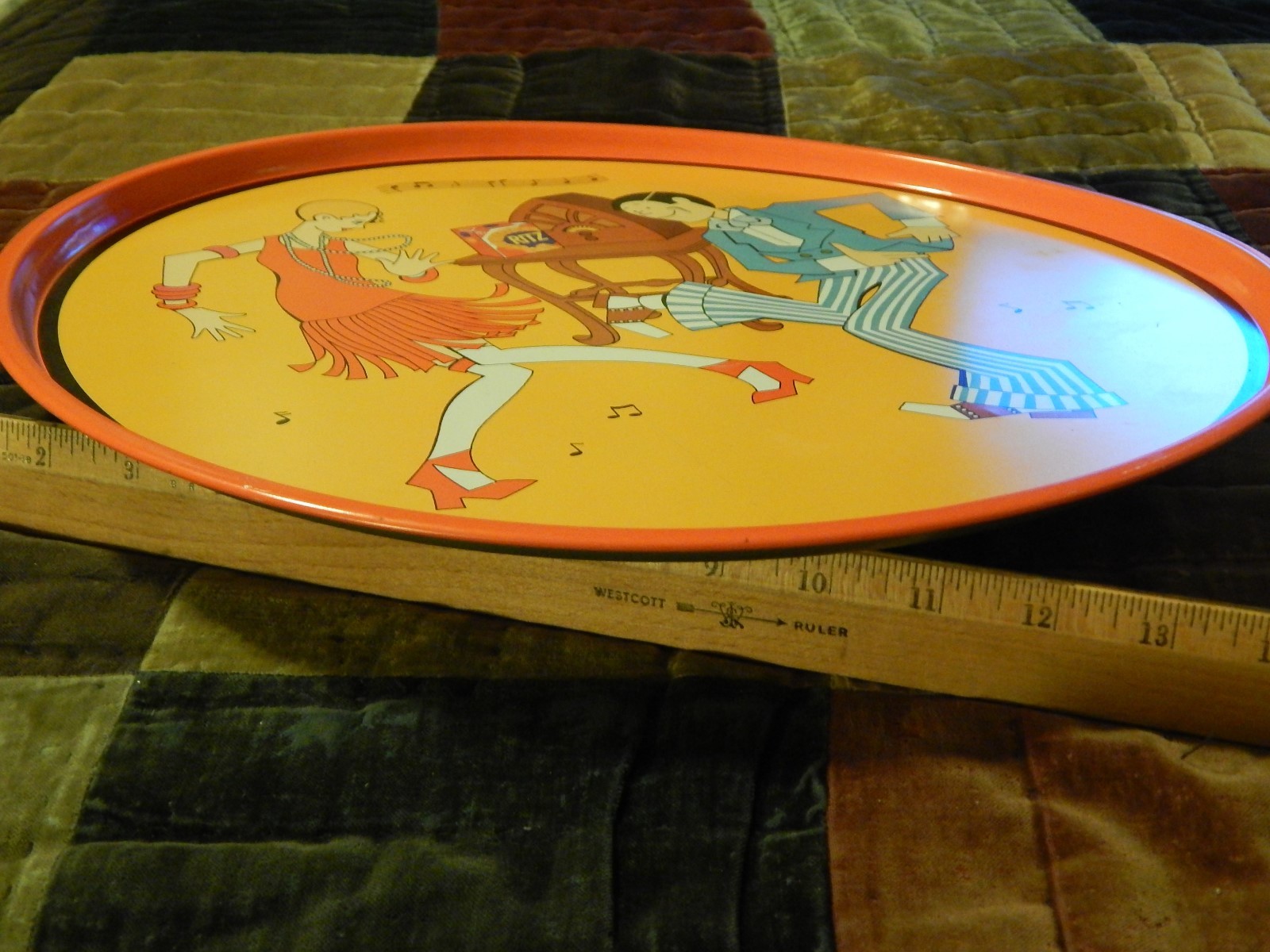 National Biscuit Company [NABISCO] RITZ Metal "Party Tray" Roaring '20s ...