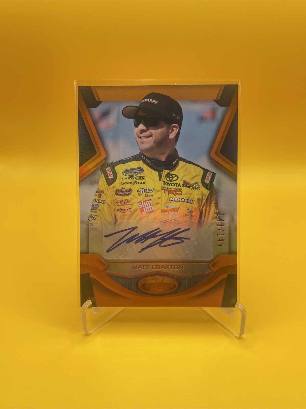 Matt Crafton 2016 Certified NASCAR #MC Certified Signatures - Mirror ...