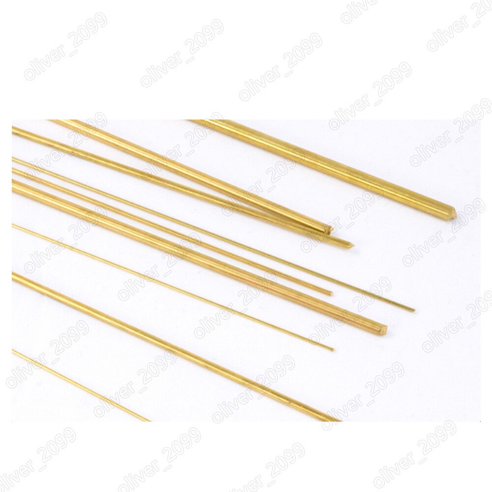 Brass Round Rods Brass Stick Solid Brass Thin Round Rod Length 250mm ...