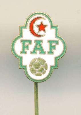 old ALGERIA Football Federation Pin BADGE Algerian FA Soccer AFRICA FAF ...