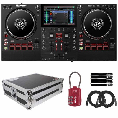 Numark MIXSTREAM PRO+ Standalone Streaming DJ Controller w Silver ...