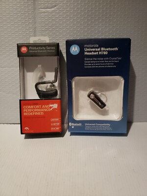 Motorola Oasis HX520 Black In-Ear Only& H780 Headsets for Multiform AS ...