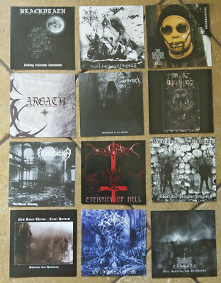 12 CD BUNDLE Black Death Thrash Metal Collection limited and rare, pre ...