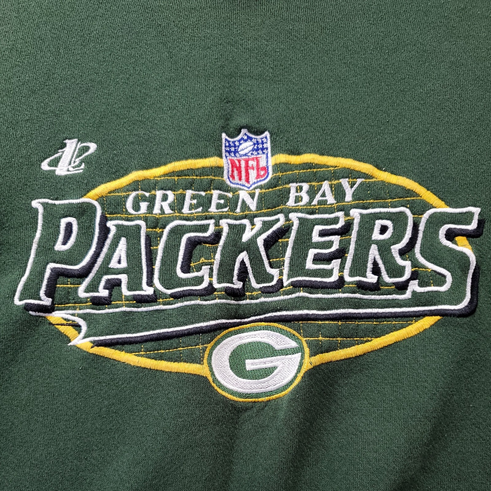 VTG Logo Athletic Green Bay Packers Logo Crewneck Swe… - Gem