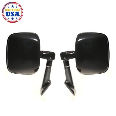 Side Door Mirror Pair New Fit 80-90 Toyota Land Cruiser FJ60 FJ62 BJ60 ...