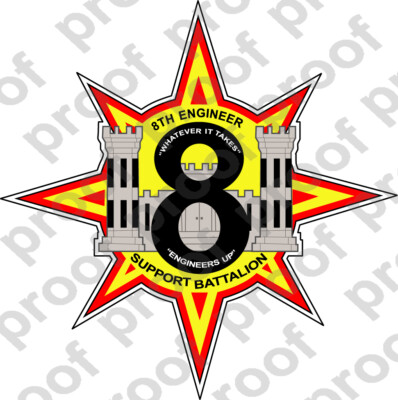 STICKER USMC UNIT 8th Engineer Support Battalion oo USMC Lisc# 20187 | eBay