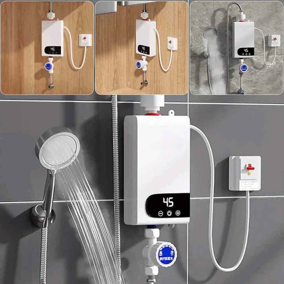 5500W Electric Instant Hot Water Heater Under Sink Small Water Tank ...