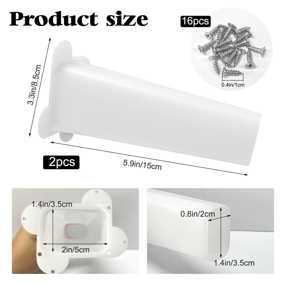 2 Pcs One Way Bat Door Bat Cone One Way Excluder for Bats Make Your ...