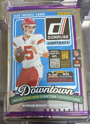 2025 Panini Donruss Football Downtown Jumbo Sealed Pack Costco ...
