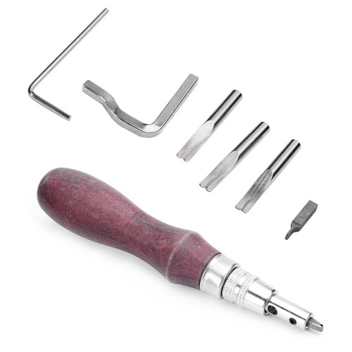 Groover Tool, 7 in 1 Adjustable Stitching Groover and Creasing Edge ...