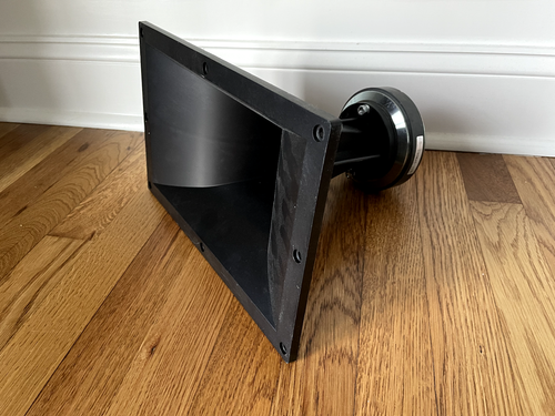 B&C DE250-8 1" Compression Driver with Dayton H812 1" Exponential Horn ...