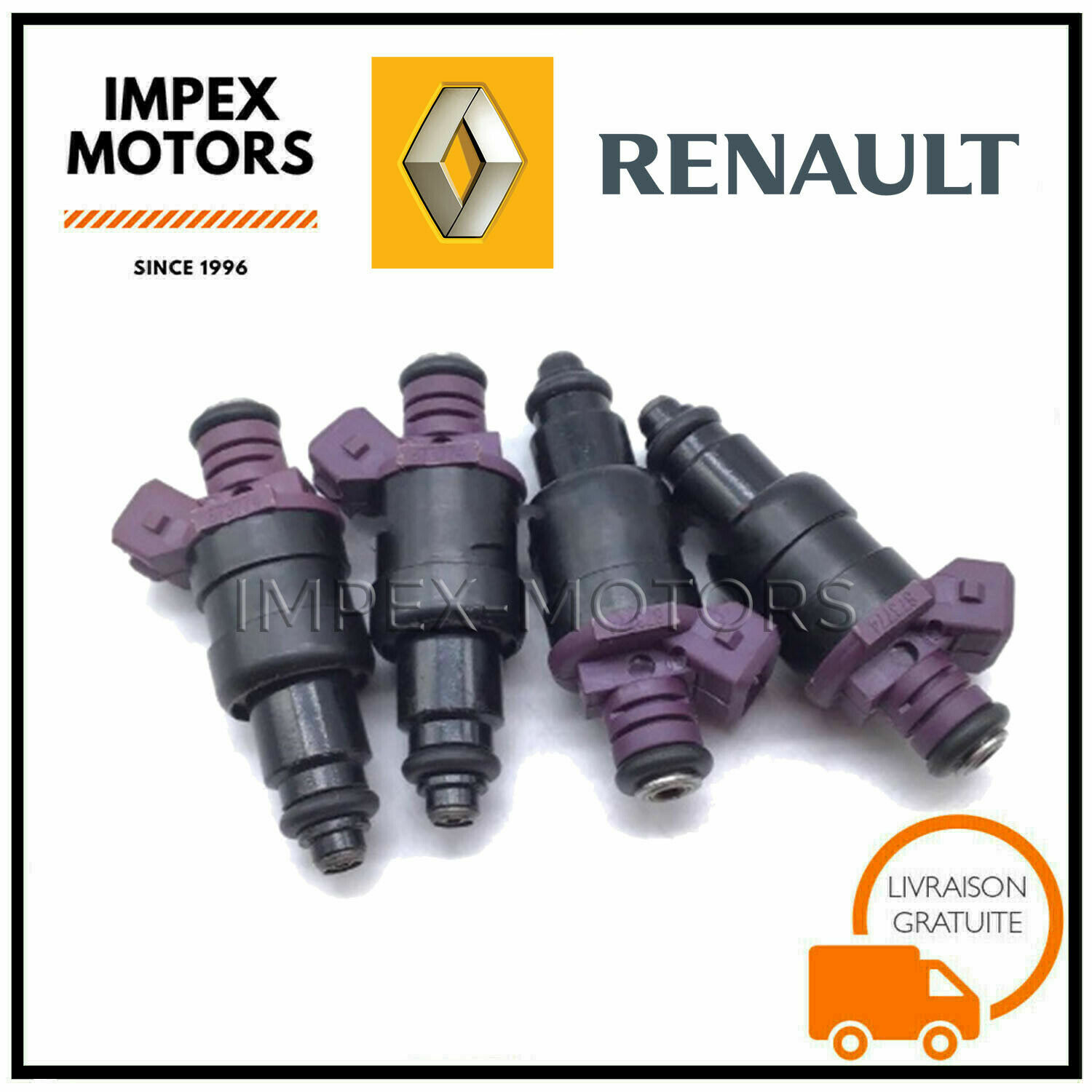 01 Injecteur Essence Nouveau Renault 1.2 - 7700874112 8200603801 873774 ...