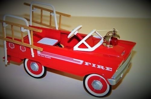 Ford Fire Engine Truck MINI Pedal Car Pickup Wagon Custom Built Metal ...