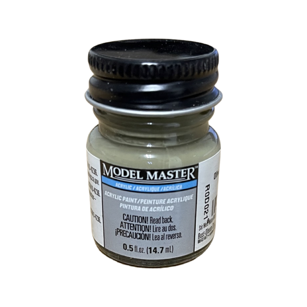 New, Testors Model Master Acrylic Olive Drab (Kaki), 4728, .5 Fl OZ (1 ...