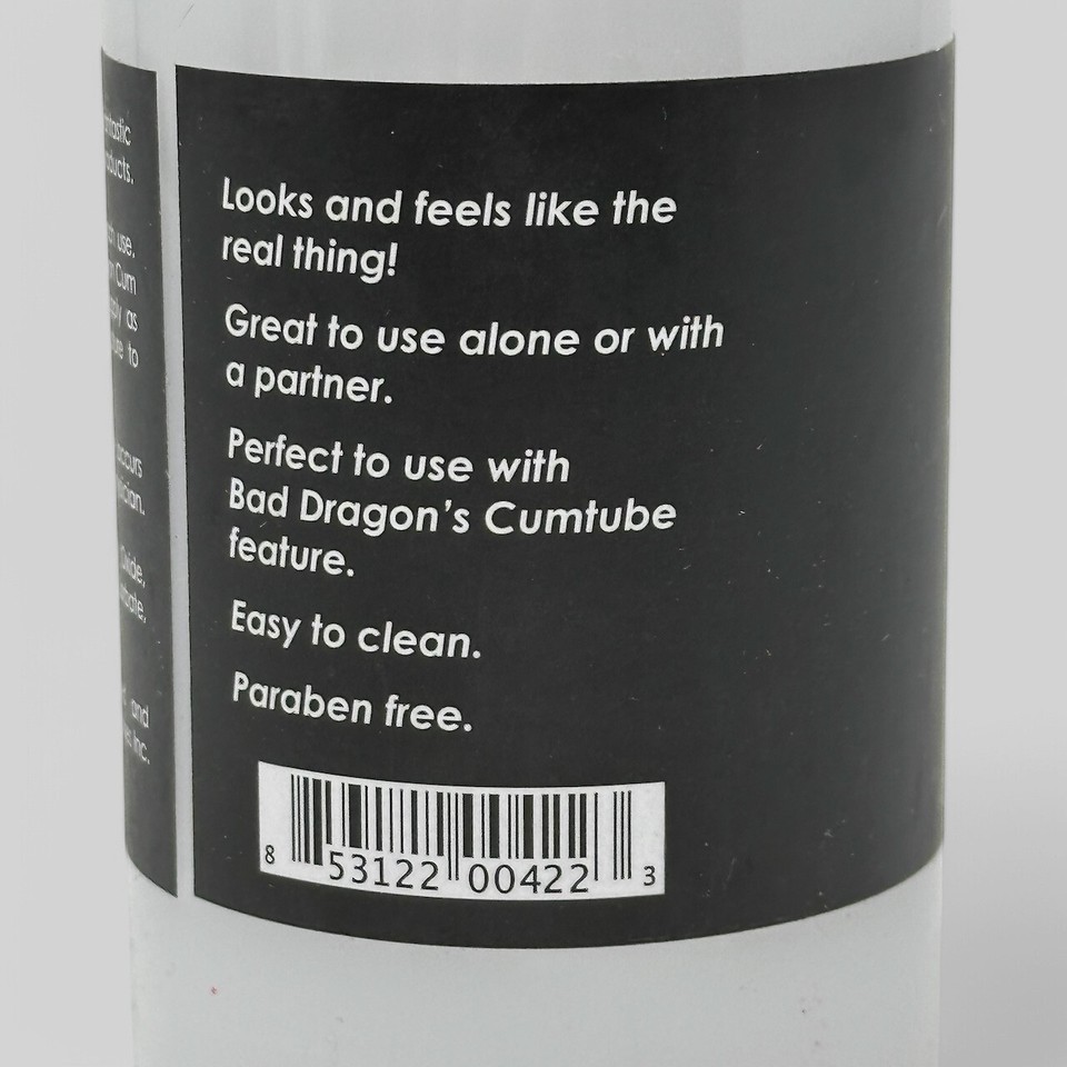 Bad Dragon Cum Lube Lubricant Water Based Personal Discreet Packaging ...