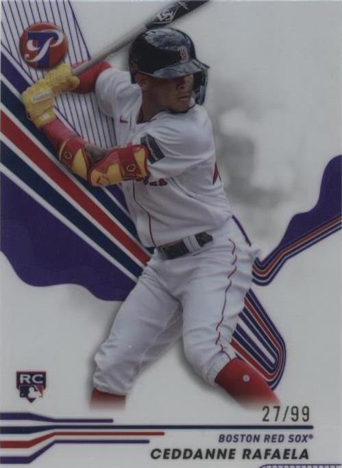 2024 Topps Pristine - Ceddanne Rafaela #39 Purple Refractor /99 (RC ...