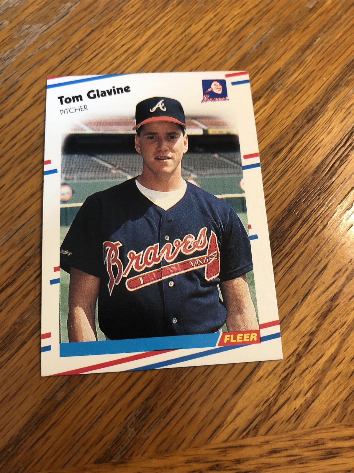 1988 Fleer Tom Glavine #539 Rookie Atlanta Braves HOF RC | eBay