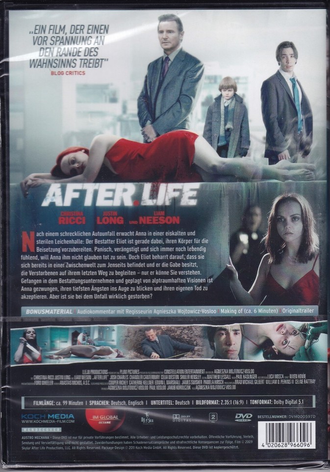 After Life DVD Horror Tod Zwischenwelt Lebende Leiche Angst Visionen ...