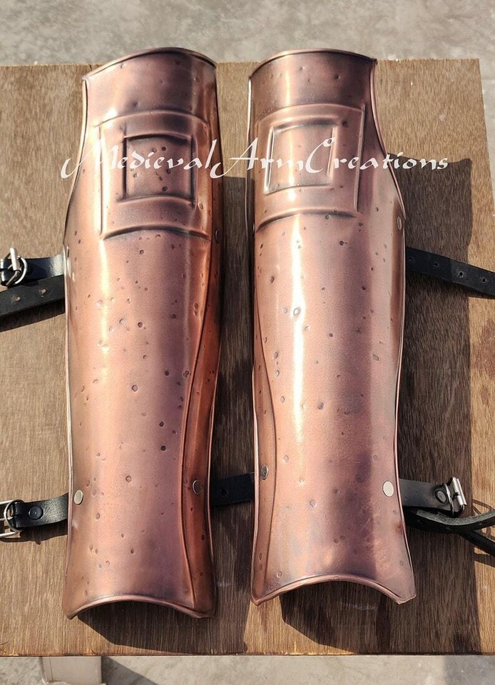 300 Greek Spartan King Leonidas Armor Greaves Leg Guard Set LARP ...