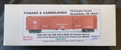 Funaro F&C 8260 PENNSYLVANIA X42 PRR 60' Express Boxcar Circle Keystone ...