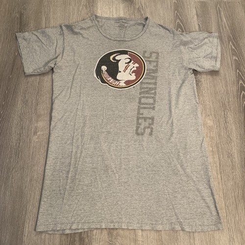 Florida State Seminoles Gray Sleep Shirt Womens Pajamas Nighty FSU Made ...
