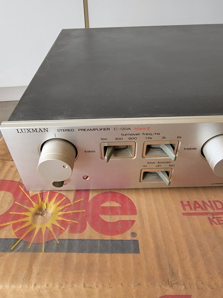 Luxman C120A MkII Pre Amp (Missing Volume Knob) 220V Japanese Model | eBay