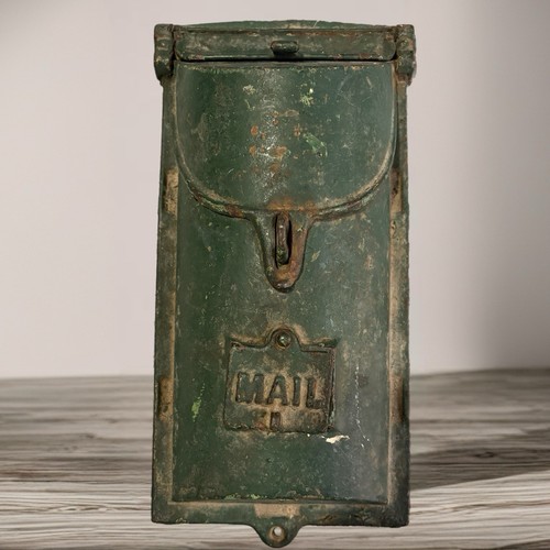 Vintage Cast Iron Mailbox Antique Style | eBay