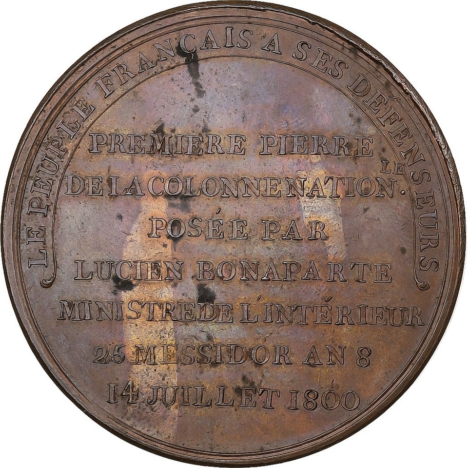 [#1505853] France, medal, Napoleon Bonaparte, Colonne nationale, Place ...