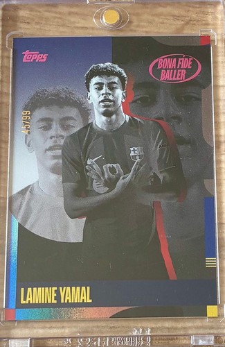 2024-25 Topps BTS Bona Fide Baller Lamine Yamal /99 FC Barcelona SSP | eBay