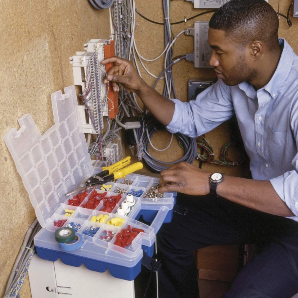 06318 Multi Compartment Hardware and Crafts Portable Organizer Storage ...