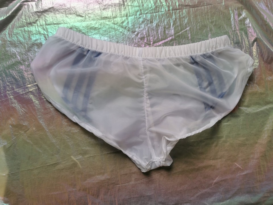 HI-CUT SPRINTER SHORTS IN ULTRA-THIN 15D TRANSLUCENT ONIONSKIN NYLON ...