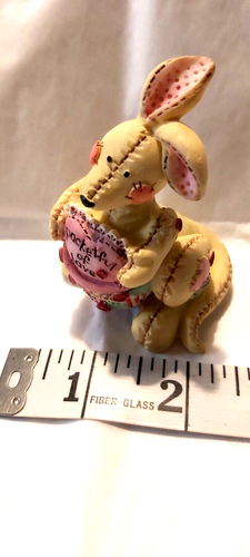 Cute As A Button Enesco 1994 Valentine Zoo Animals Figurine Mary Rhyner ...