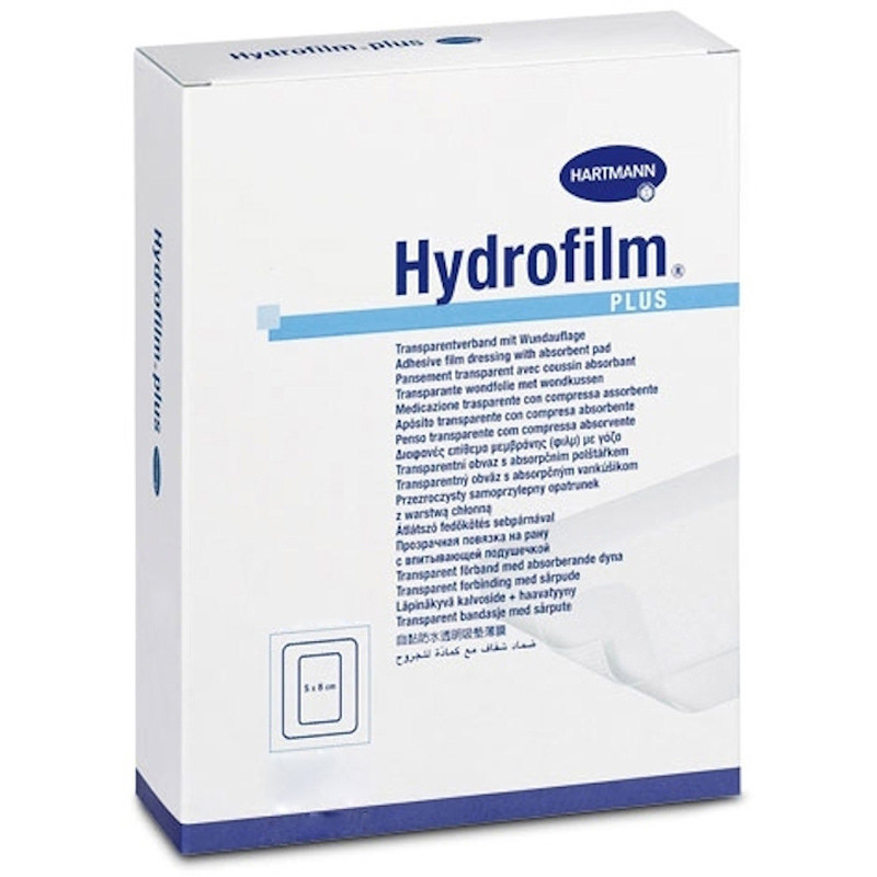 Hydrofilm Plus Adhesive Film Dressing 5cm x 7.2cm, Pack 50, 25 | eBay