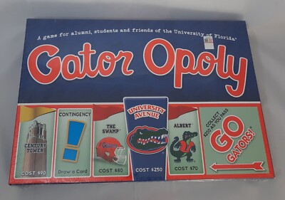 GatorOpoly A University Of Florida themed Monopoly Game. New In Box | eBay