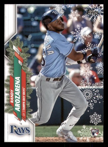 Randy Arozarena 2020 Topps Holiday Hw54 Rc Tampa Bay Rays Ebay