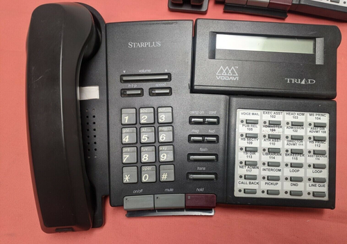 1 STARPLUS Vodavi Triad Office Phone TR9015-71 w/ Cords & Handset ...